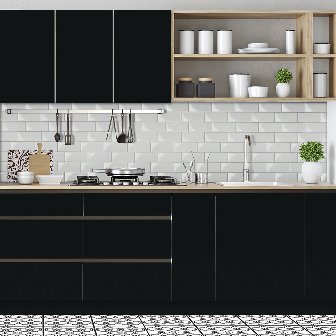 Black matt Dc Fix Self-adhesive Vinyl Kitchen & Furniture - Etsy UK