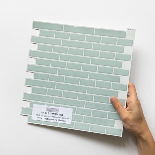 Sea Glass 3D Tile Sticker for Splashbacks - Etsy