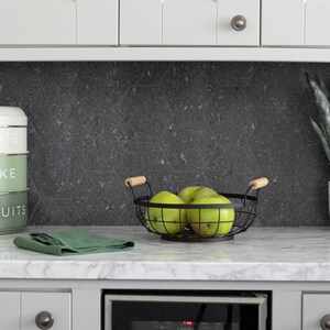 Dark Hexagon 3D Waterproof Wallpaper for Kitchen Splashbacks (67.5cm X ...