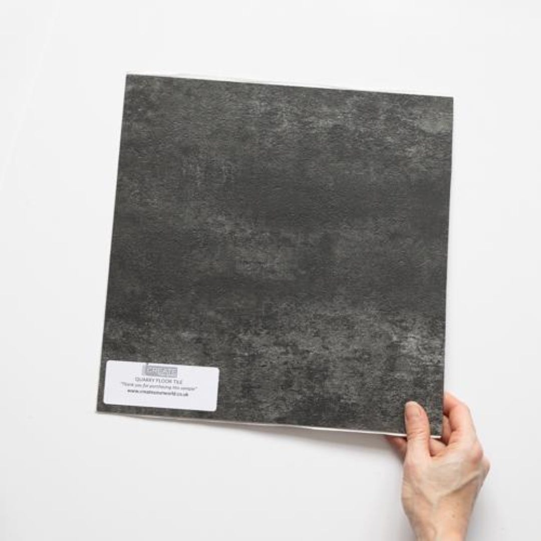 SAMPLE (HALF TILE) Quarry Self-adhesive Vinyl Floor Tile - Etsy