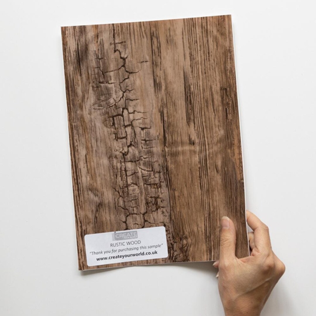 A4 Sample Rustic Wood Dc Fix Self-adhesive Kitchen & Furniture Wrap ...