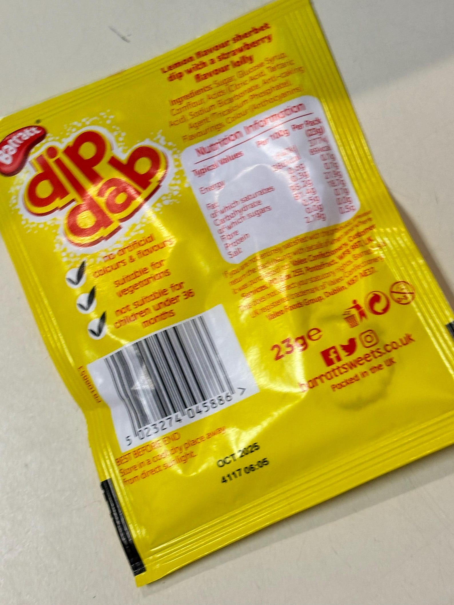 Dip Dab Packet Choose With 10 or 20 Packs - Etsy UK