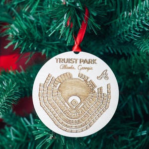 MLB Stadium Christmas Ornament, MLB Fans, Christmas Tree Decor, World ...