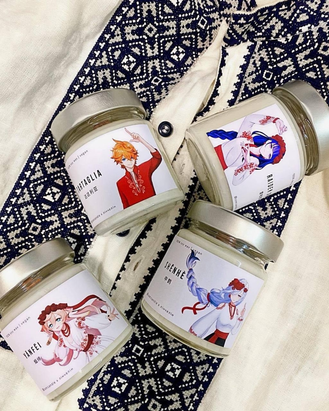 Genshin Impact Inspired Candles | Secret Message | Soy Candles - Etsy