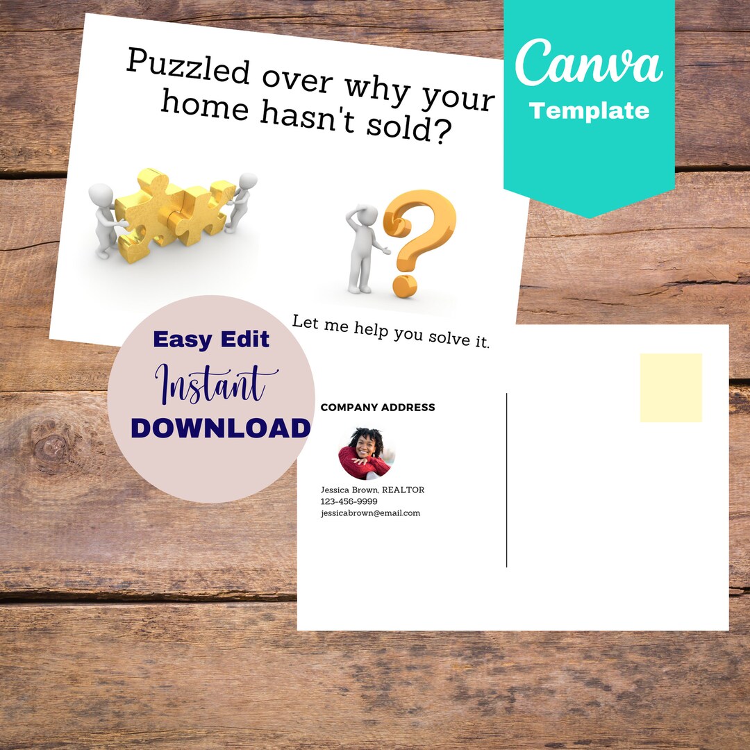 Real Estate Fsbo Postcard Template, for Sale by Owner Postcard, Fsbo ...