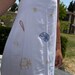 White Linen Dress With Seashell Embroidery – Coastal Boho Summer Dress ...