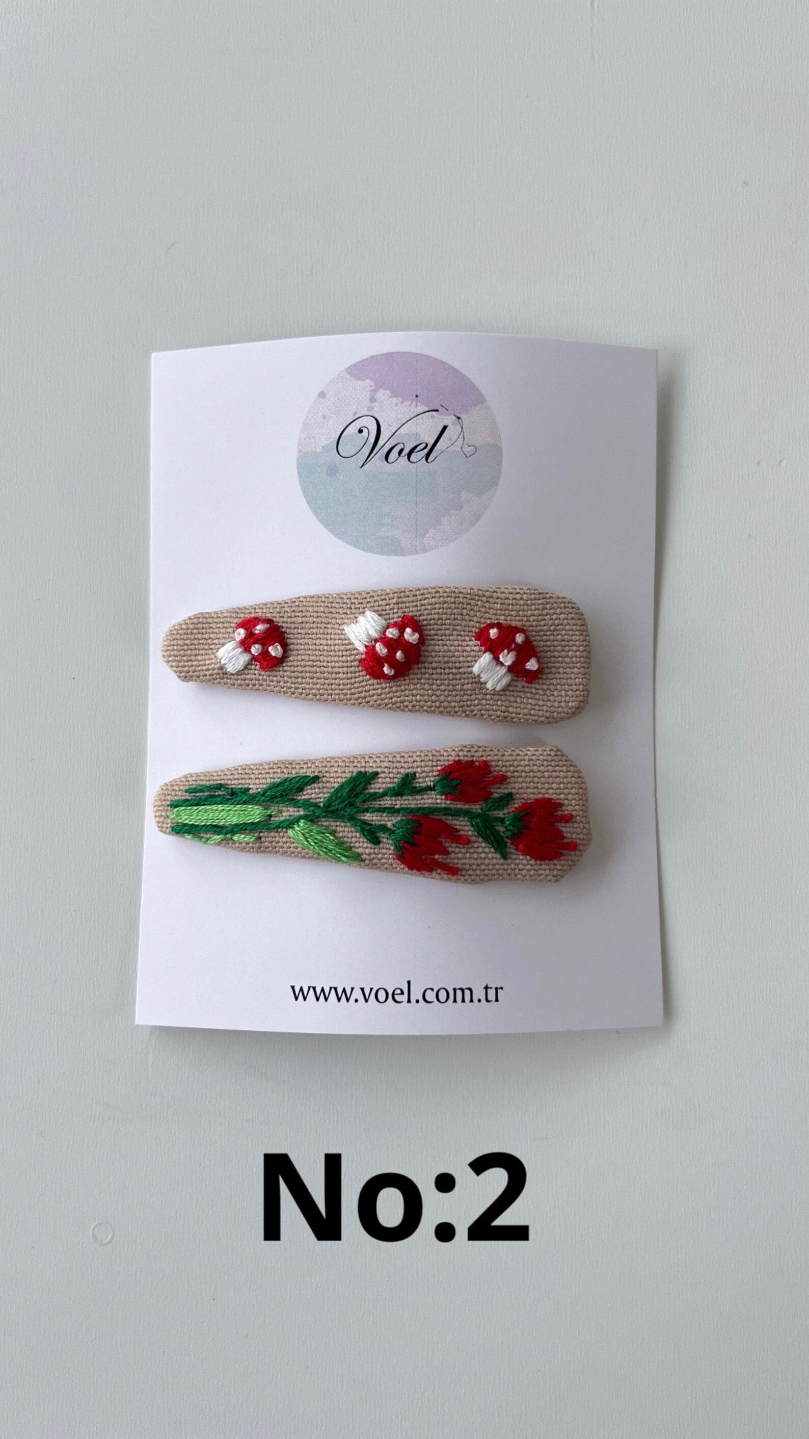 Hair Pin for Baby Girl&young Girl / Hair Accesories | Hand Embroidery ...