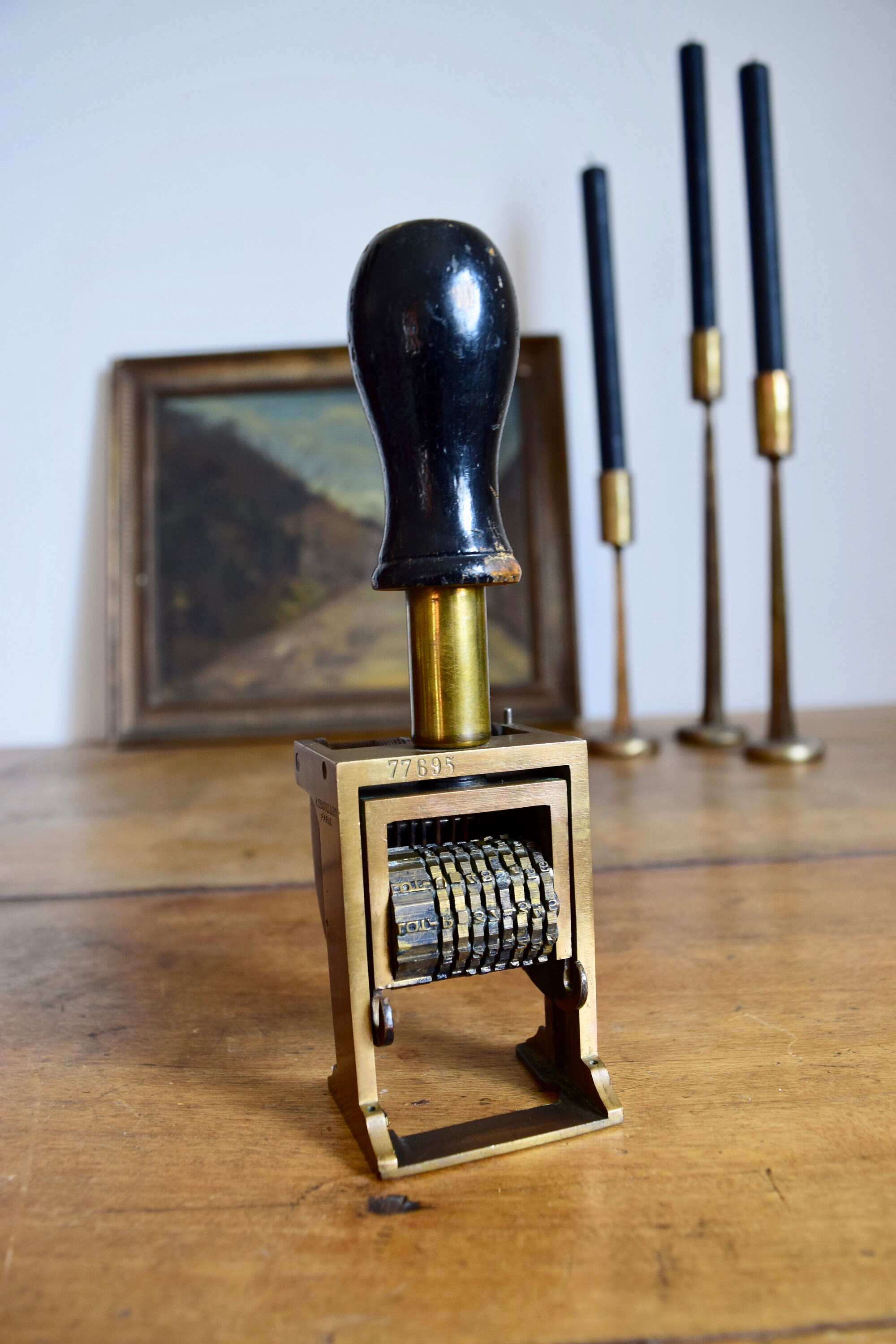 Vintage French Automatic Numerator, Numbering Machine, Vintage Stamp - Etsy
