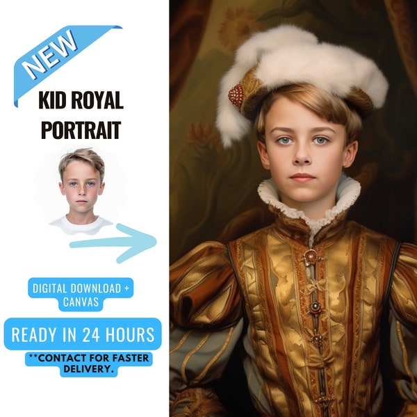 Portrait Kid - Etsy