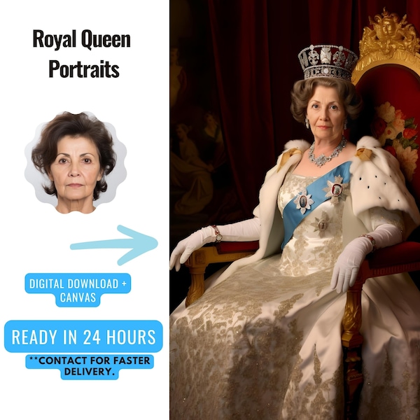 Royal Portrait - Etsy