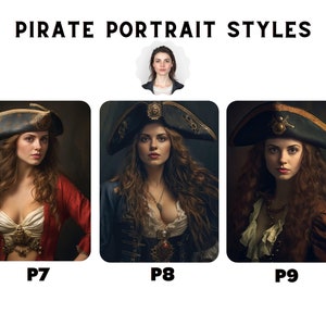 Custom Pirate Portrait From Photo , Pirate Gifts , Pirates of the ...