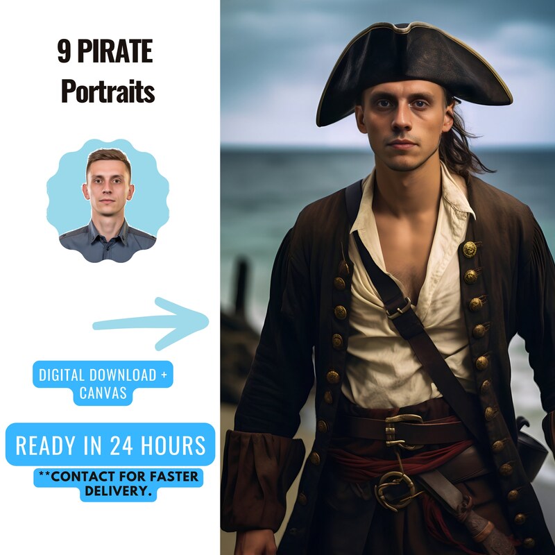 Historical Portrait - Etsy