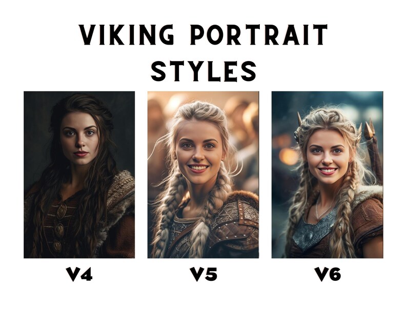 Custom Viking Portrait From Photo , Renaissance Portrait , Historical ...