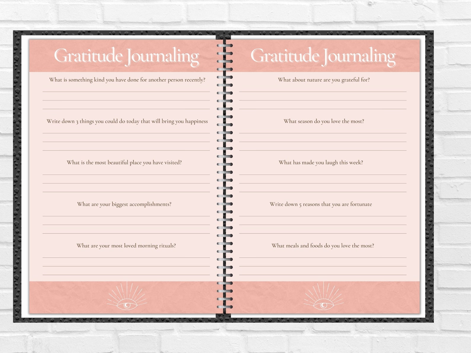 Gratitude Journal Printable Mindfulness Journal Daily | Etsy