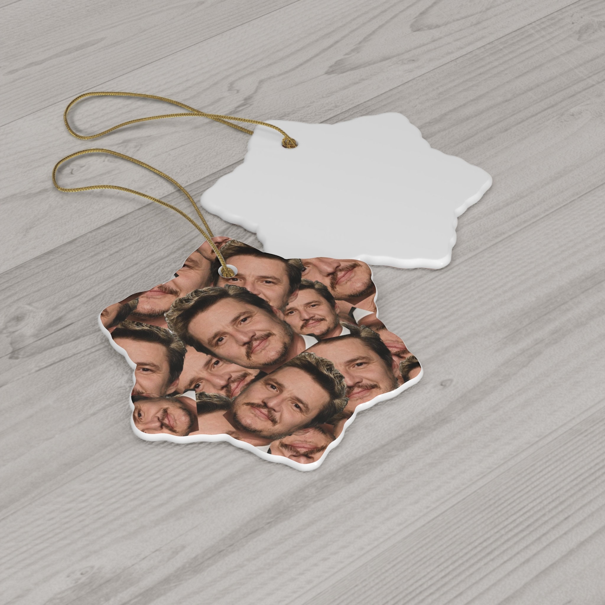 Pedro Pascal Ornament Pedro Pascal Christmas Tree Ornament - Etsy