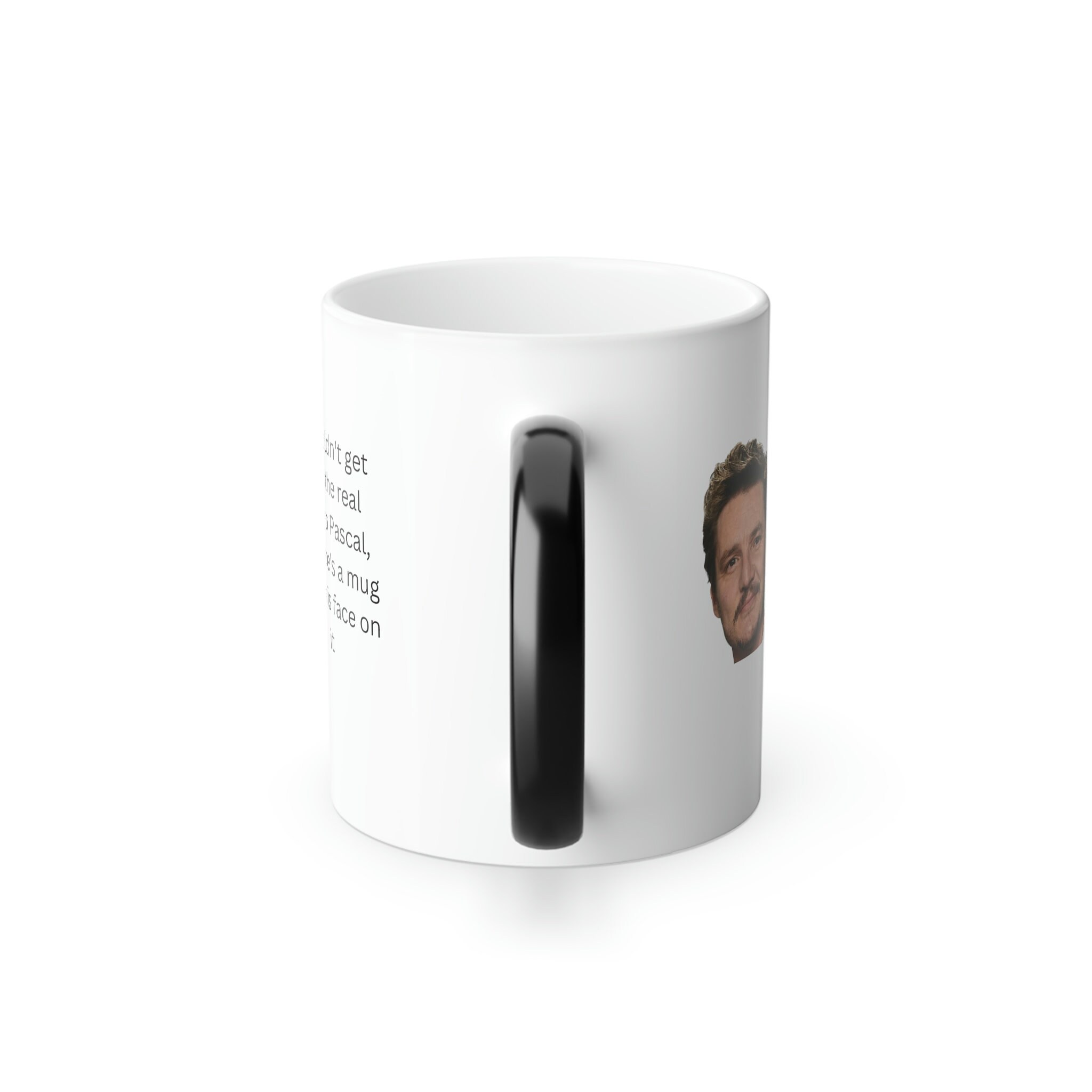 Pedro Pascal Mug Pedro Pascal Face Color Morphing Mug, 11oz - Etsy