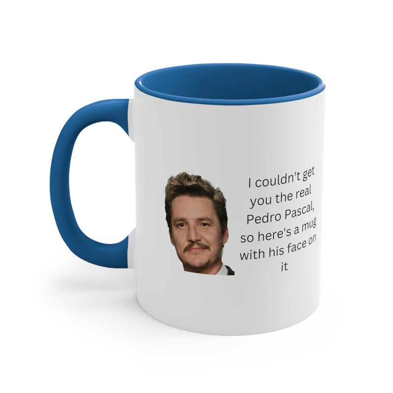 Pedro Pascal Mug, Pedro Pascal Face Coffee Mug, 11oz - Etsy