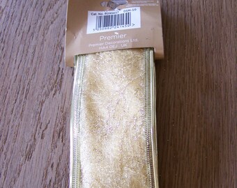 Gold See Through Ribbon - Etsy