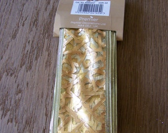 Gold See Through Ribbon - Etsy