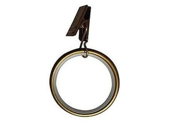Brass Curtain Clips - Etsy UK