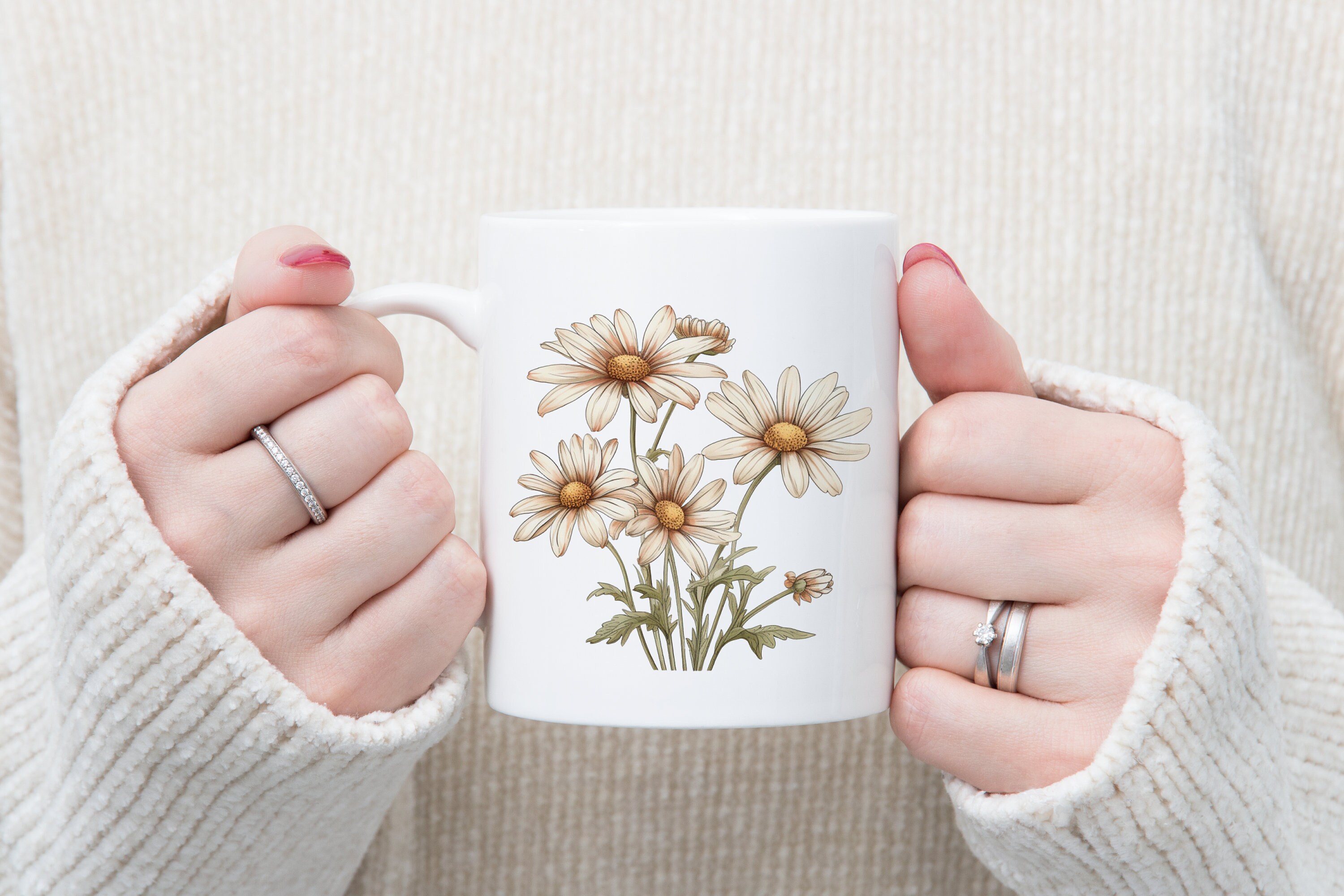 Daisy Sticker Pack, Daisy Sticker Sheet, Stickers, Planner Stickers ...