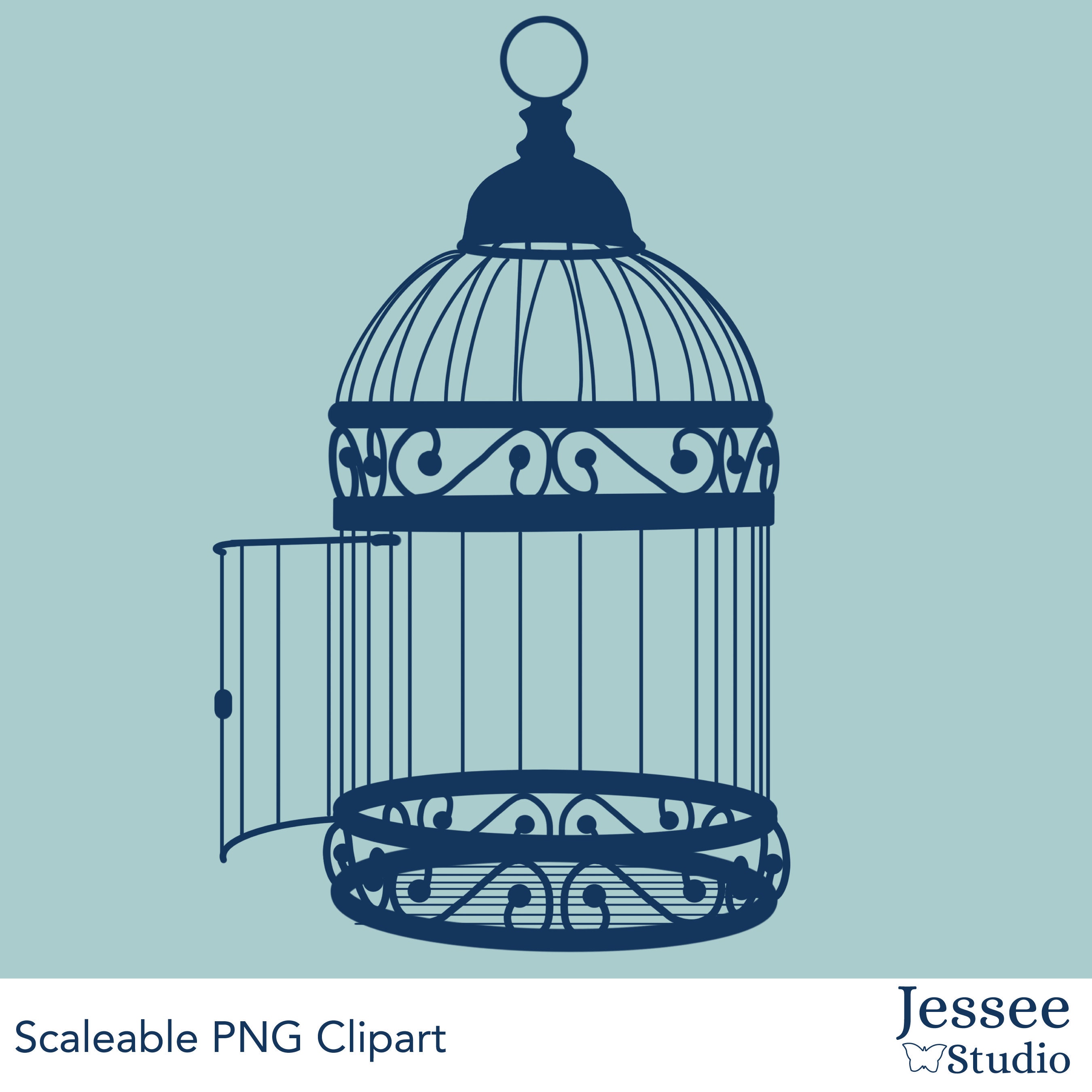 Vintage Cage Clipart, Vintage Cage Clip Art, Clipart, Clip Art, PNG ...
