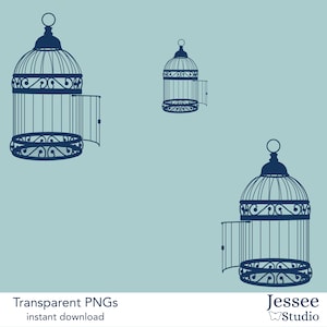 Vintage Cage Clipart, Vintage Cage Clip Art, Clipart, Clip Art, PNG ...