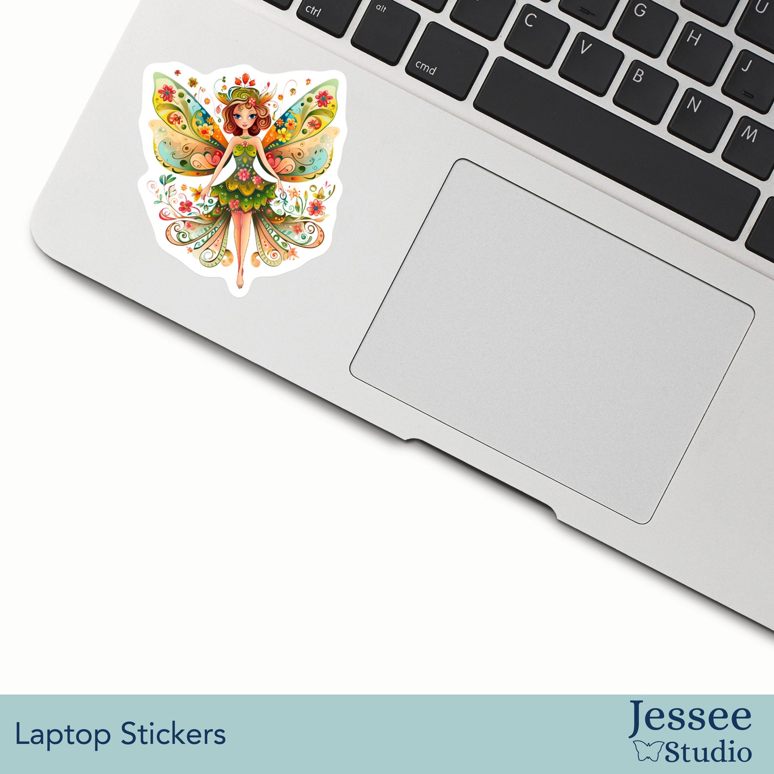 Green Fairy Sticker Pack, Fairy Sticker Sheet, Stickers, Digital ...