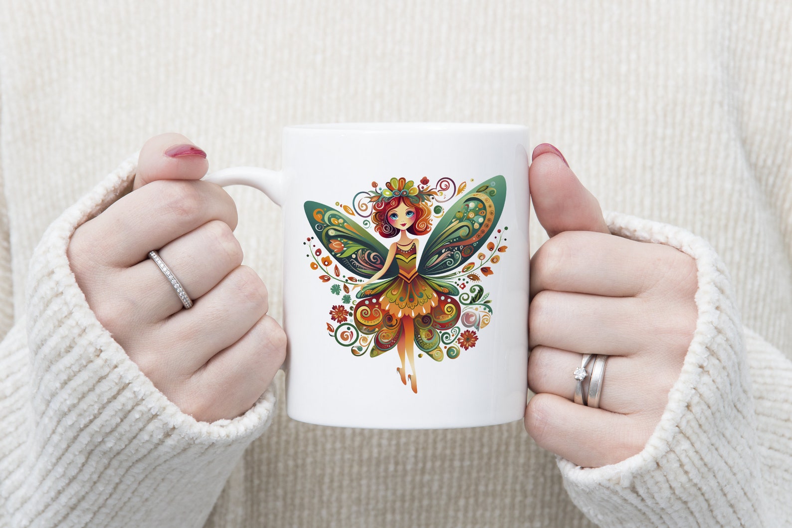 Green Fairy Sticker Pack, Fairy Sticker Sheet, Stickers, Digital ...