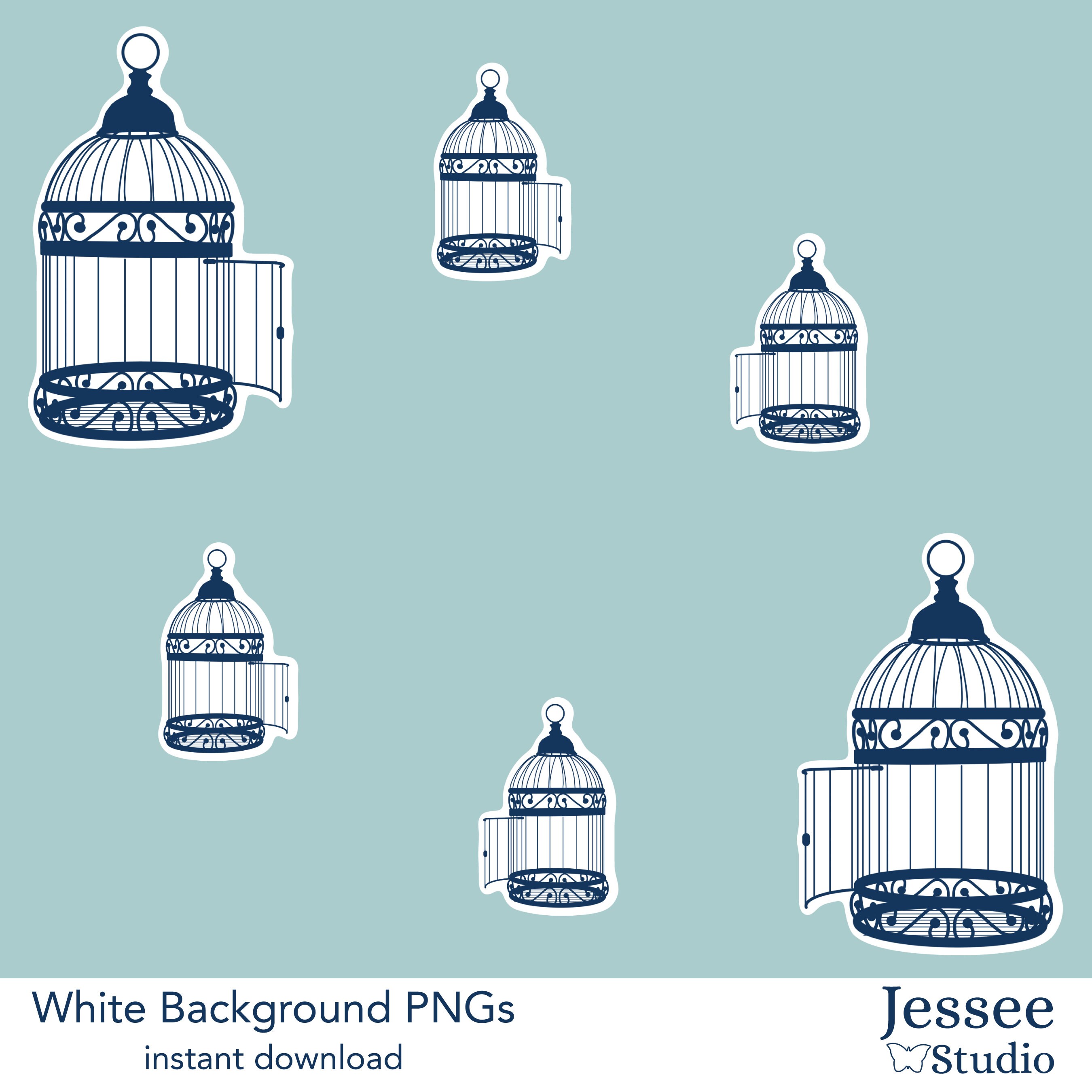 Vintage Cage Clipart, Vintage Cage Clip Art, Clipart, Clip Art, PNG ...