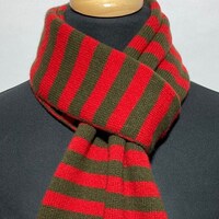 Striped Pure Linen Scarf/wrap/grey/blue/red/unisex/nautical - Etsy