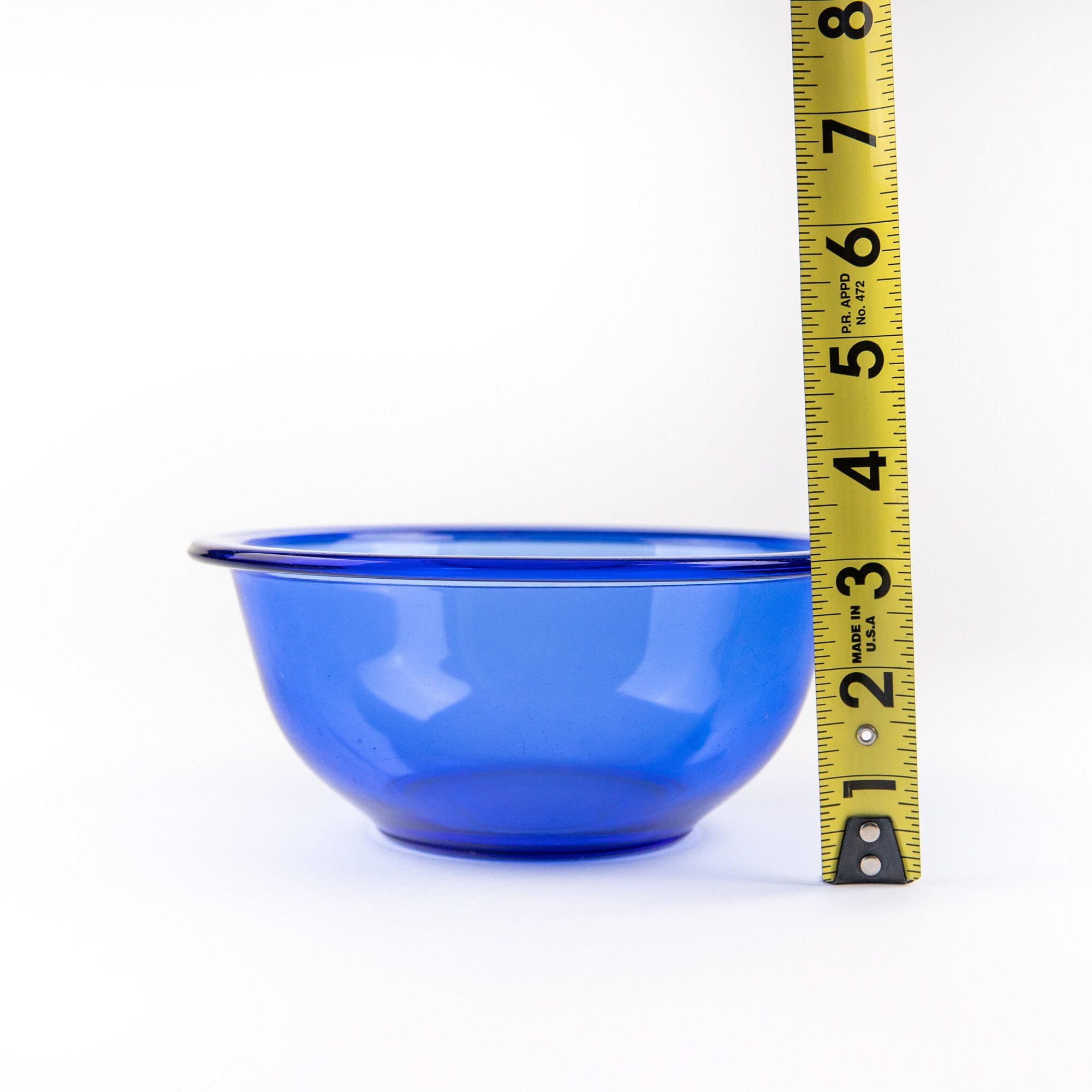 Vintage Pyrex Cobalt Blue Glass Nesting Mixing Bowl 322. 1 Quart 950 Ml ...