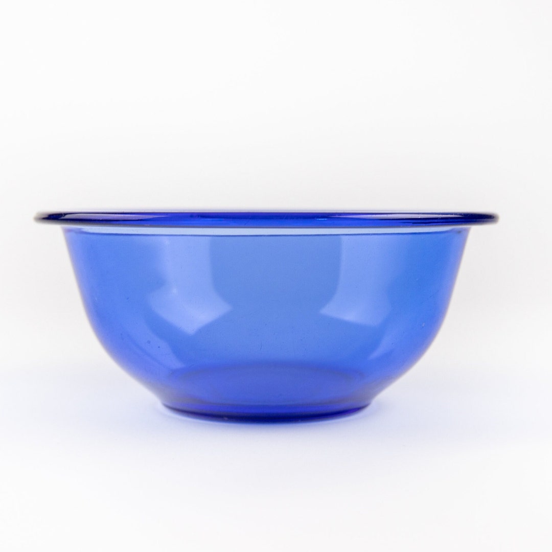 Vintage Pyrex Cobalt Blue Glass Nesting Mixing Bowl 322. 1 Quart 950 Ml ...