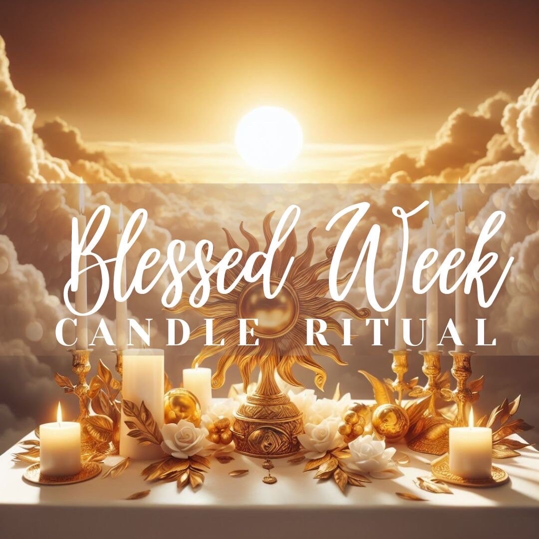 Weekly Blessings Candle Burning Ritual, Energy Healing, Luck ...