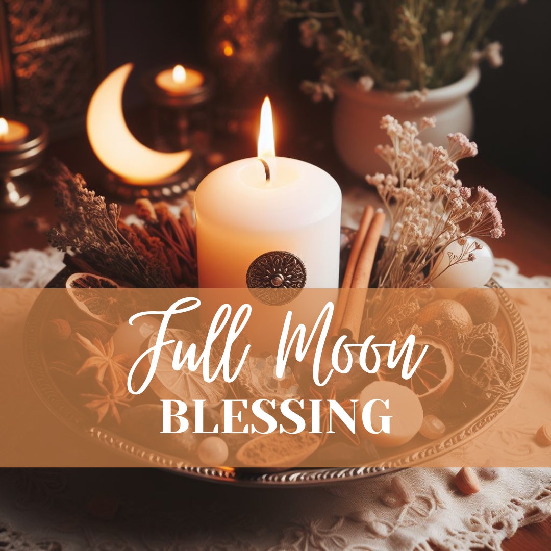 December Full Moon Blessing, Candle Burning Ritual, Good Luck, Prosperity 2024 Energy Healing - Etsy