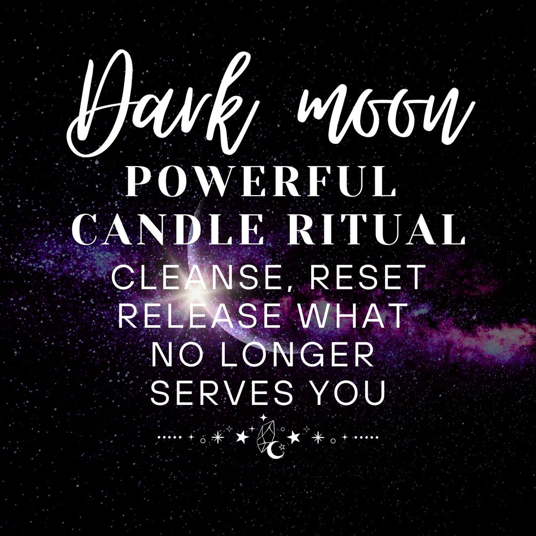 April 2026 Dark Moon Blessing, Candle Burning Ritual, Good Luck ...