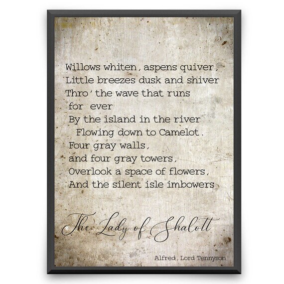 Lady Of Shalott Poem