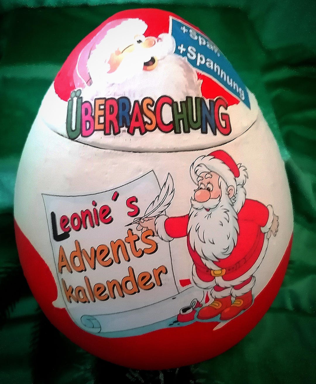 Advent Calendar/christmas Calendar as XL Surprise Egg to Fill Yourself ...