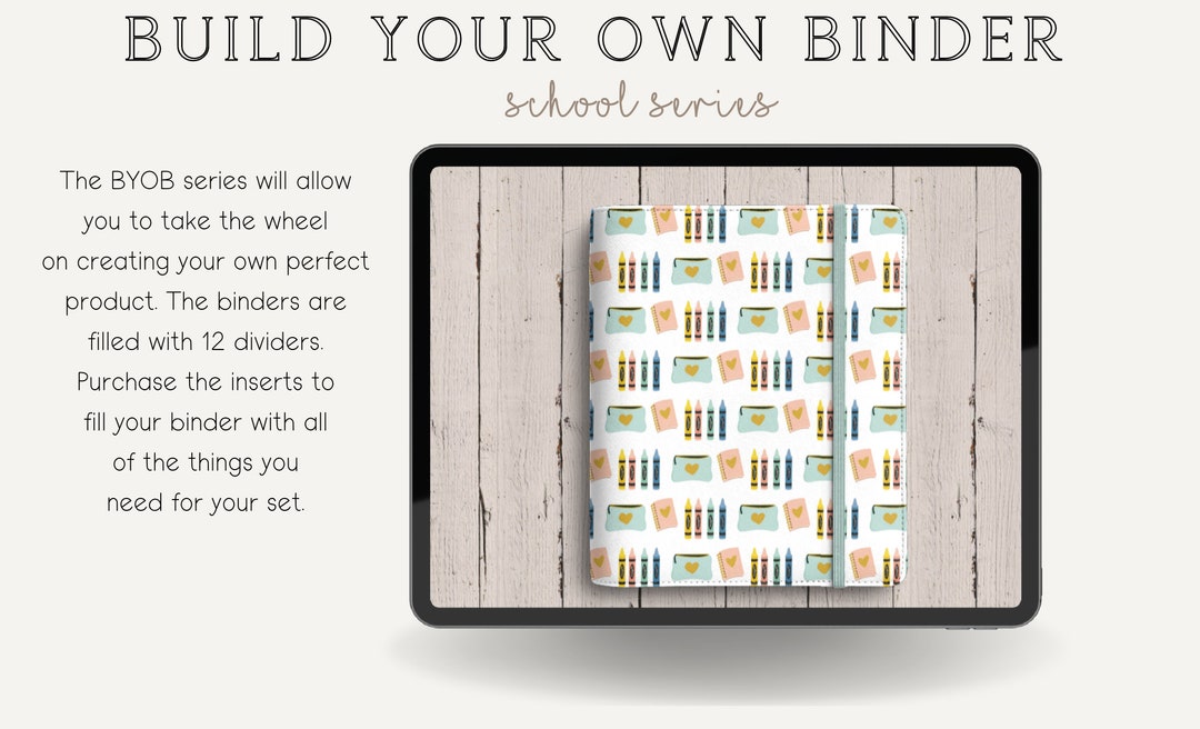 Digital Binder Homeschooling School Student Teacher Binder - Etsy