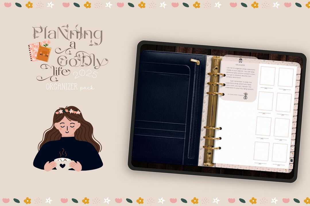 2025 DIGITAL FAITH Planner All in One Planner Goodnotes Planner Samsung ...