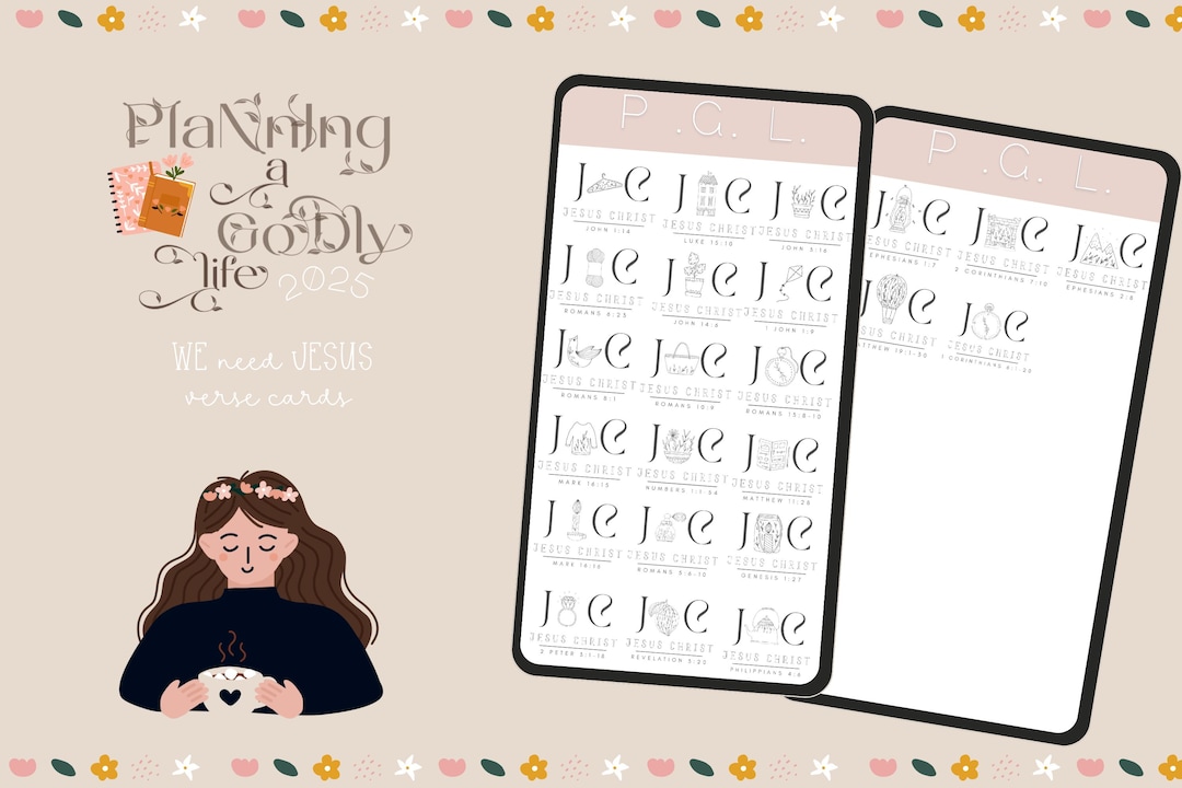 2025 DIGITAL FAITH Stickers Digital Planner Stickers Goodnotes Planner ...