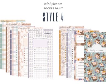Daily Digital Pocket Planner Mini Planner Split Screen Planner ...