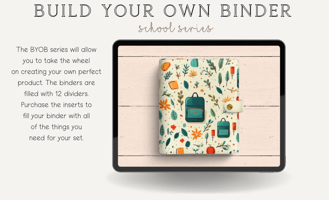 Digital Binder Homeschooling School Student Teacher Binder Goodnotes ...