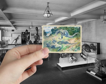 Charles Knight Dinosaur - Etsy