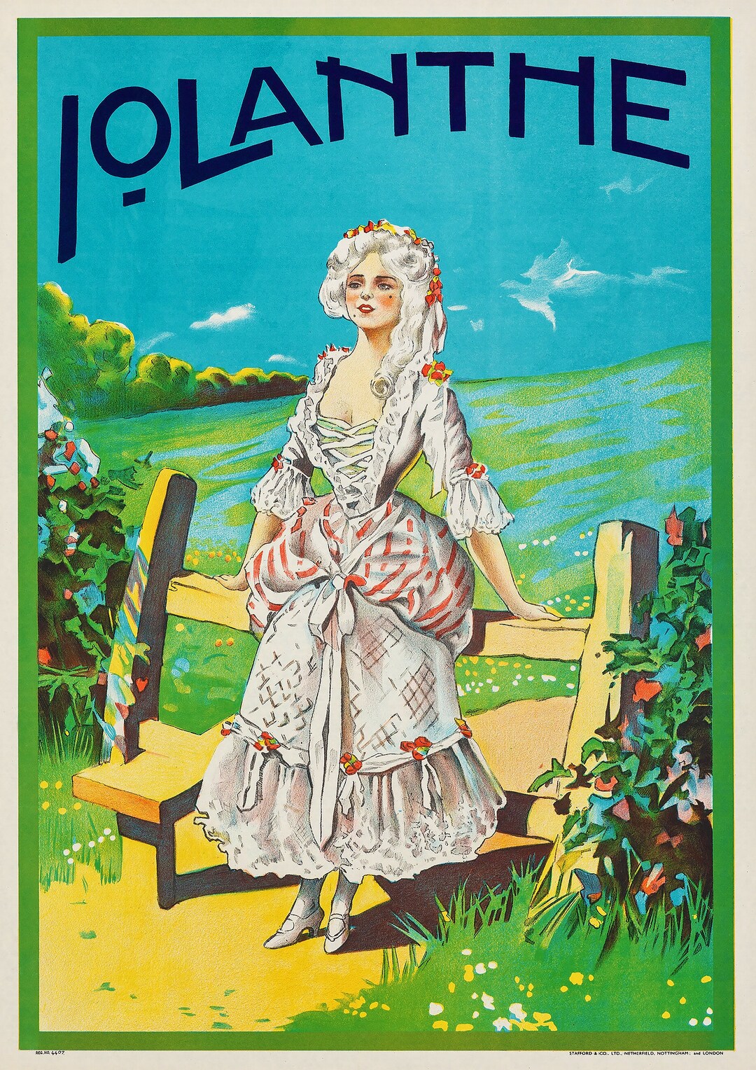 Reproduction Vintage iolanthe Fine Art Poster, Home Wall Art, Various ...
