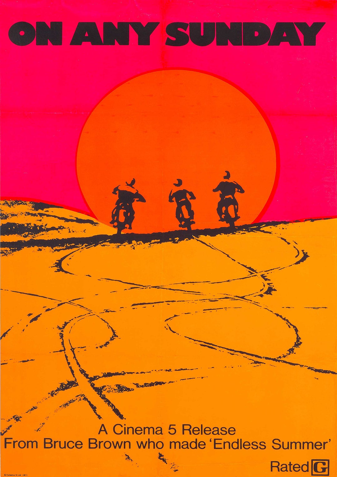 Reproduction Vintage Classic Movie Poster on Any Sunday Home Wall Art ...