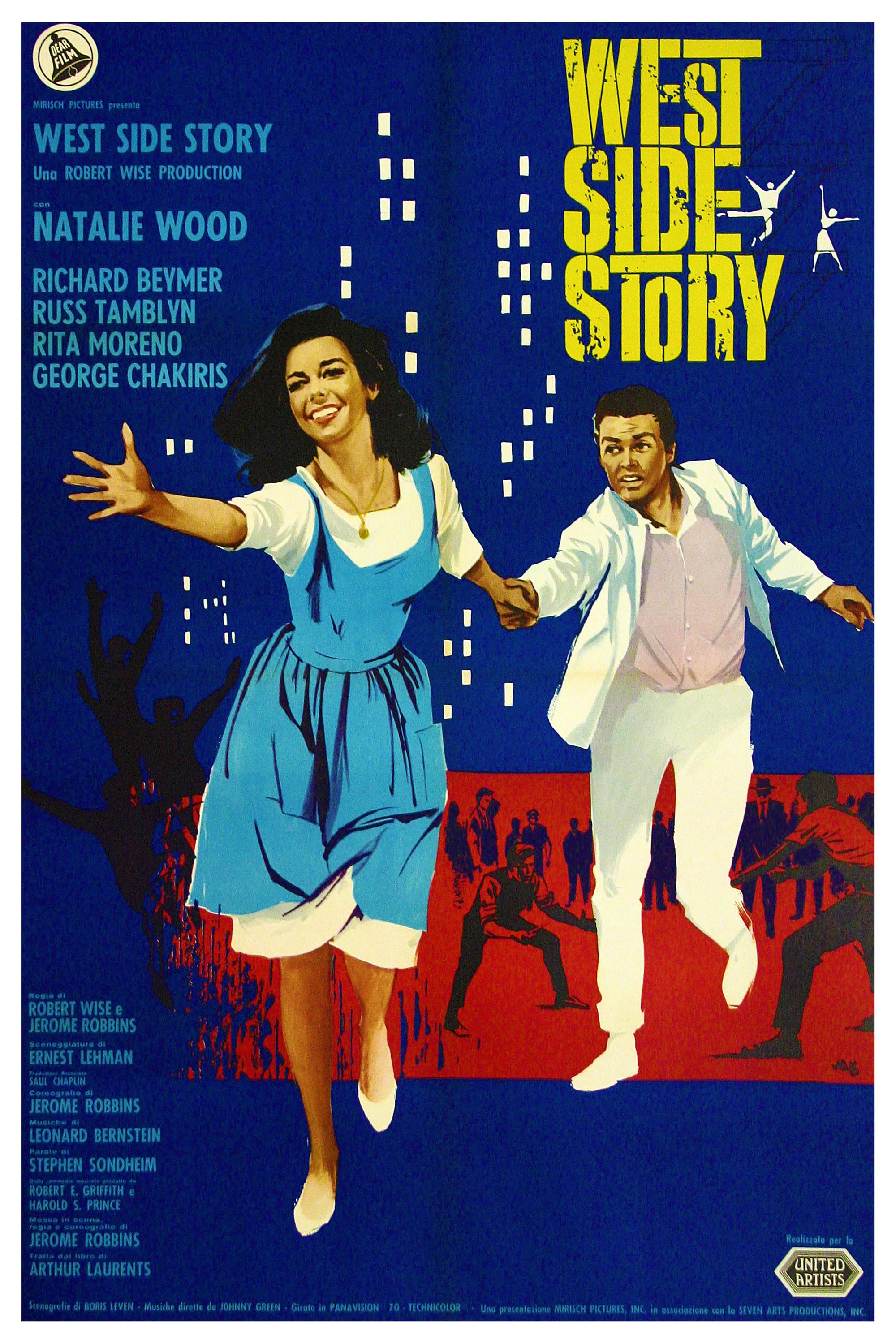 Reproduction Vintage Musical Poster west Side - Etsy UK