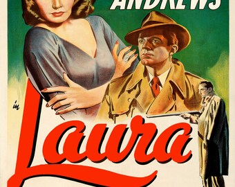 Laura Movie Poster - Etsy UK