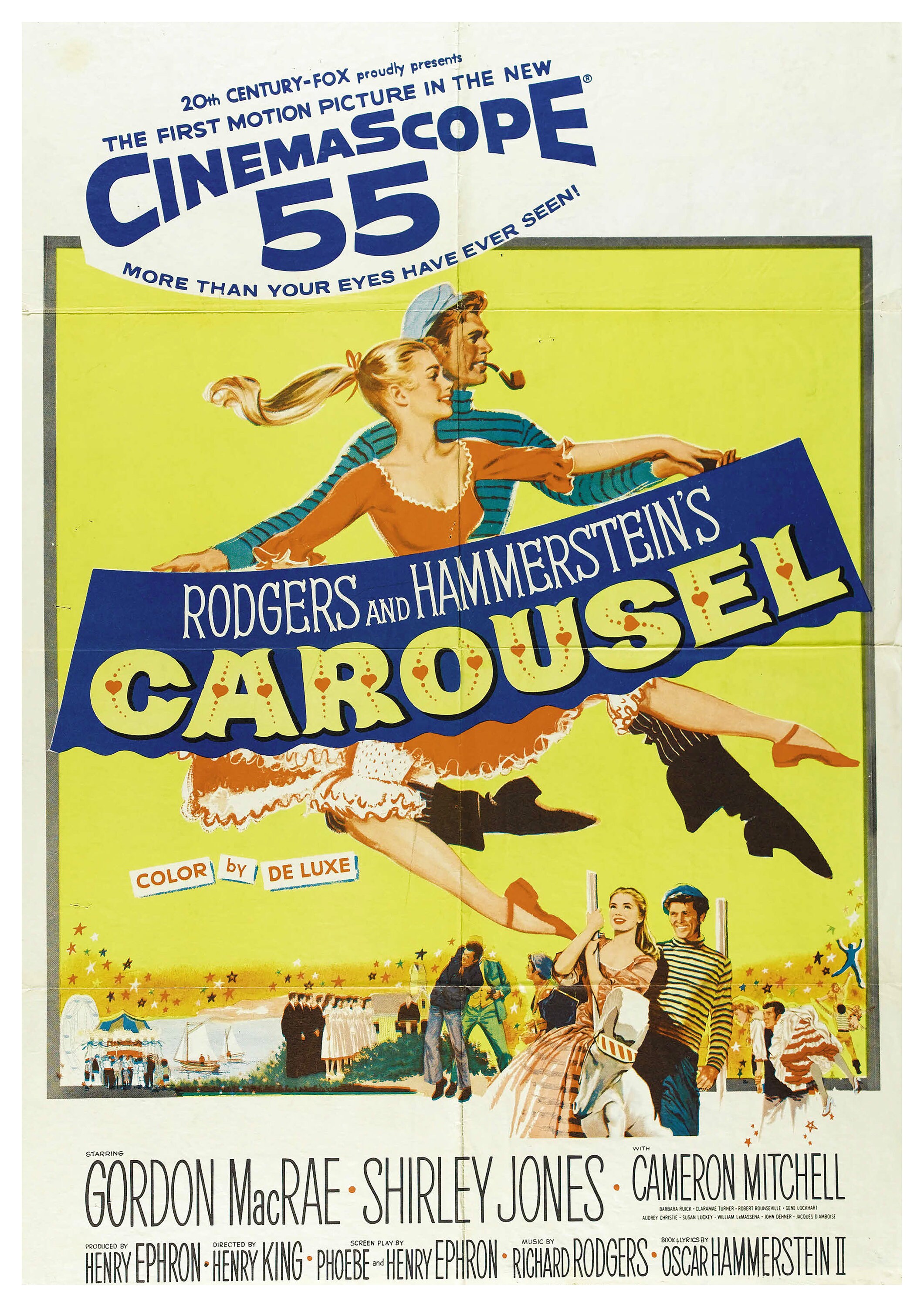Reproduction Vintage Musical carousel, Poster, Home Wall Art, Various ...