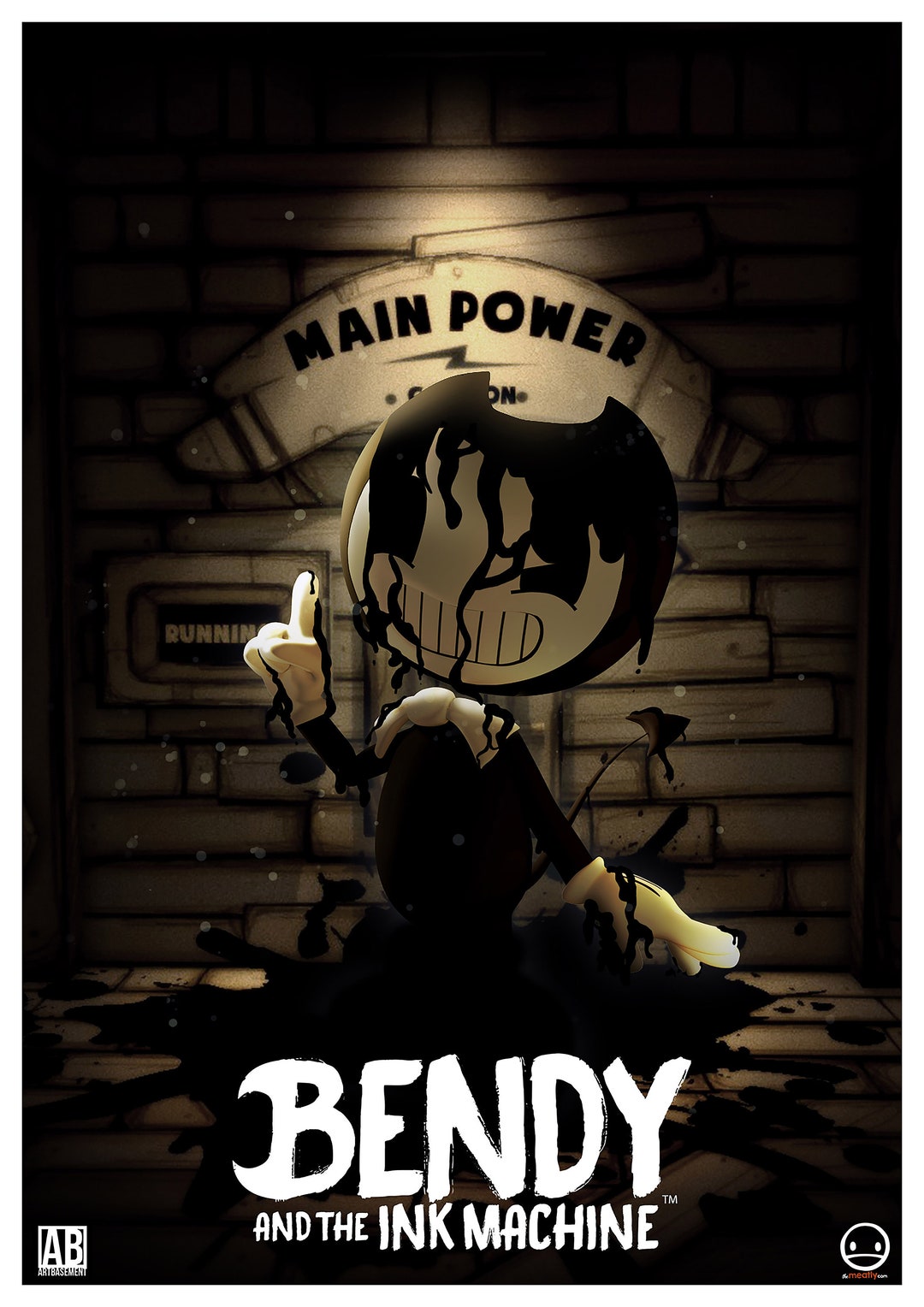 Reproduction Movie Poster bendy and the Ink Machine, Home Wall Art ...